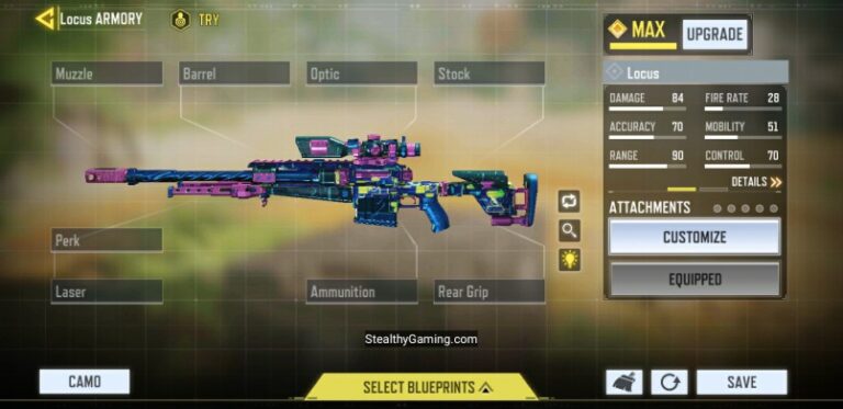 COD Mobile iFerg Locus Gunsmith Loadout |Call of Duty Mobile - Stealthy ...