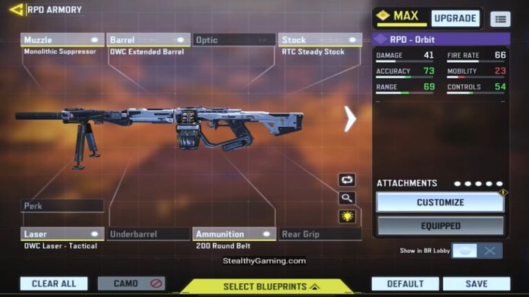 COD Mobile iFerg RPD Gunsmith Loadout | Call of Duty Mobile - Stealthy ...