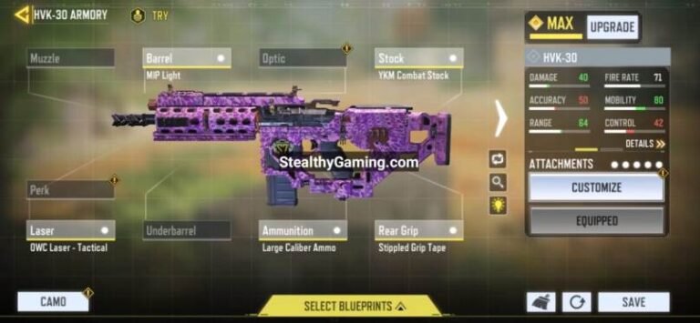 COD Mobile HVK-30 Gunsmith Loadout – “High Mobility” HVK Loadout ...