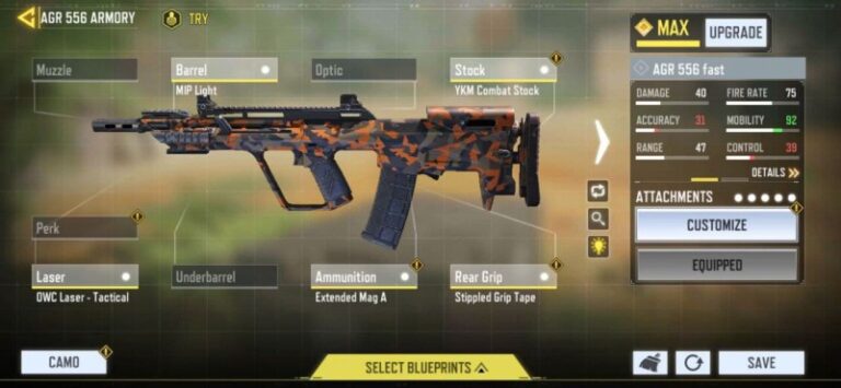 COD Mobile AGR 556 Gunsmith Loadout | High Mobility AGR 556 Loadout - Stealthy Gaming