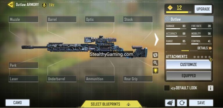 COD Mobile iFerg Outlaw Gunsmith Loadout | Call of Duty Mobile ...