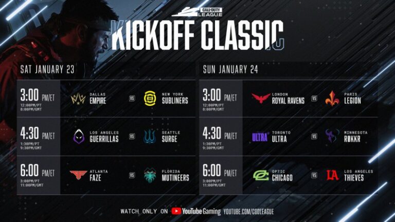 COD League 2021 'Kick-Off Classic' Schedule Announced - Stealthy Gaming