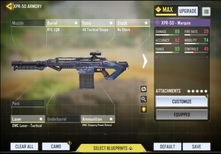 COD Mobile XPR-50 Gunsmith Loadout | ‘High Mobility’ XPR-50 Loadout - Stealthy Gaming