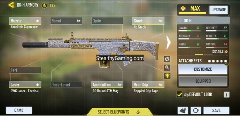 COD Mobile iFerg DR-H Gunsmith Loadout | Call of Duty Mobile - Stealthy ...