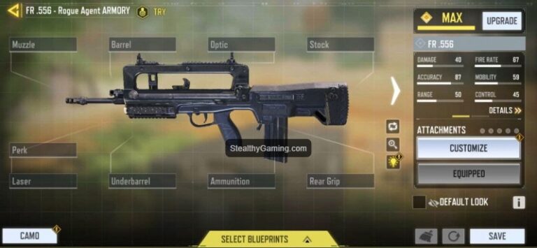 COD Mobile FR 556 Gunsmith Loadout| ‘High Mobility’ FR 556 Loadout - Stealthy Gaming