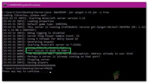 (9 Ways) Fix: Minecraft Failed to bind to port - Stealthy Gaming