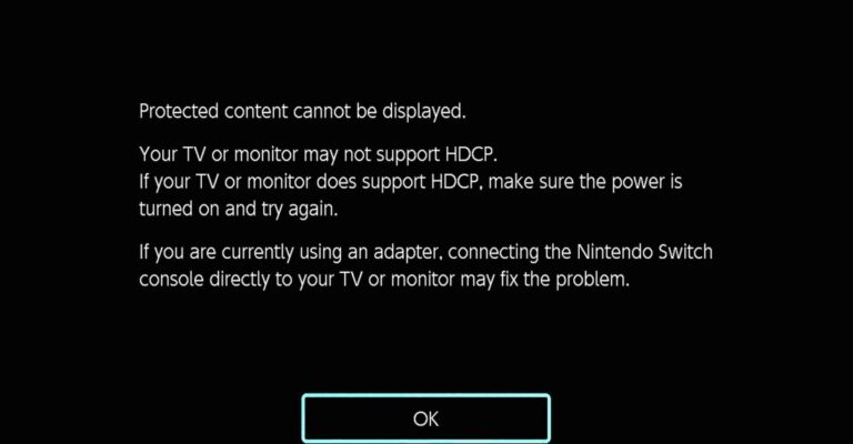 (2023) Fix: Nintendo Switch HDCP error - Stealthy Gaming