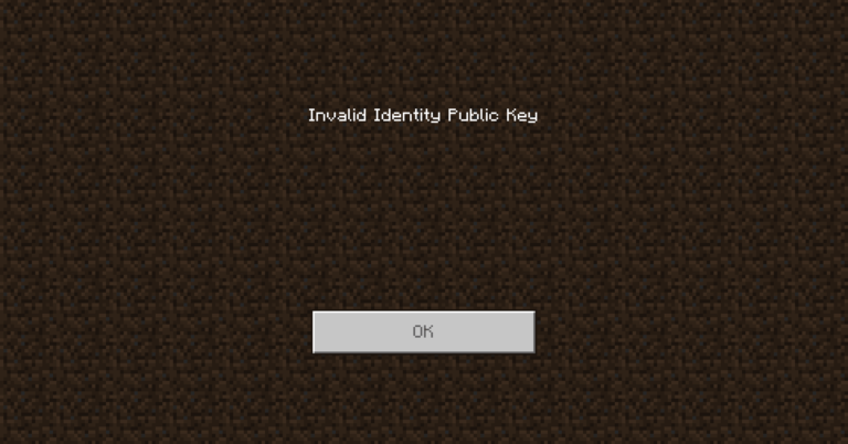 (2023) Fix: Invalid Identity Public Key Minecraft - Stealthy Gaming