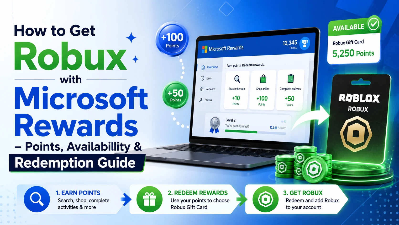 How to Get Robux with Microsoft Rewards – Points, Availability ...